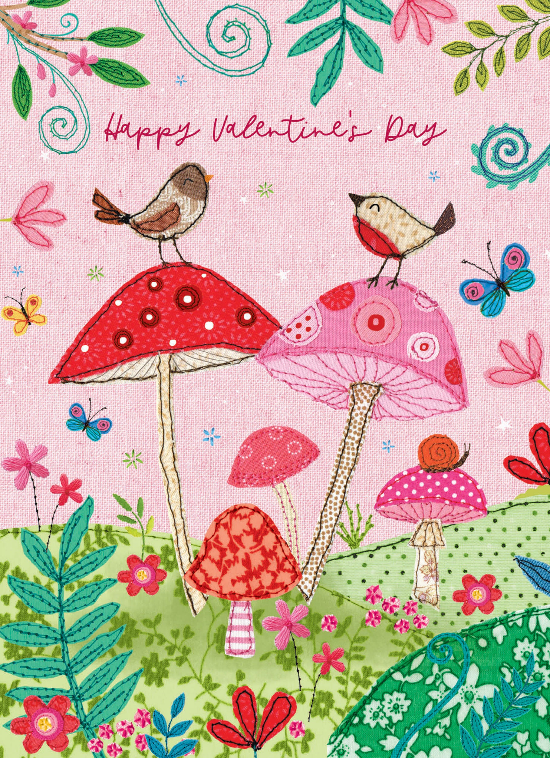 Valentines Day Card - TOADSTOOLS – Otter House